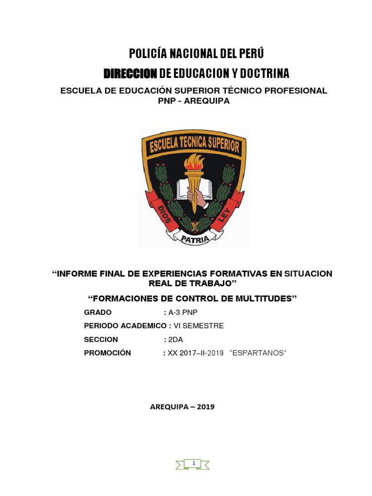 Control de Multitudes 1 PDF | Descargar gratis PDF | Policía | Disciplinas