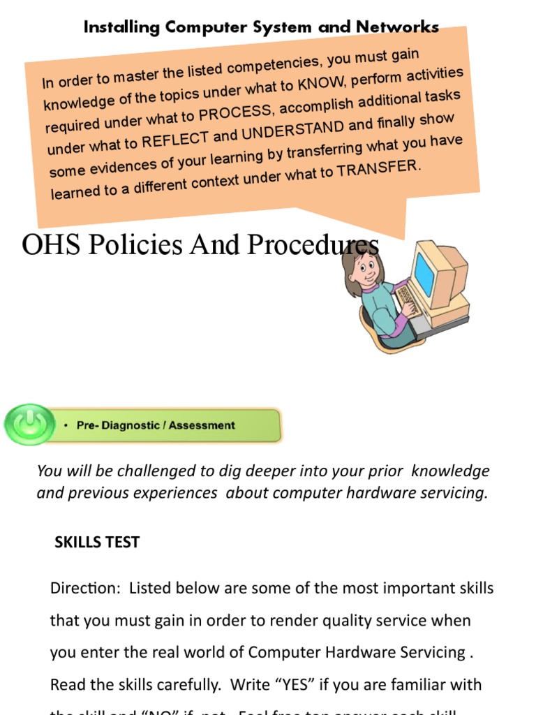 Lesson #3 - Installing of Computer System and Networks | PDF | Fire ...