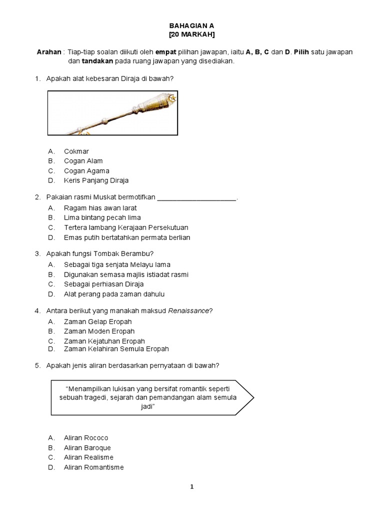 Seni Halus dan Reka Bentuk Hiasan | PDF
