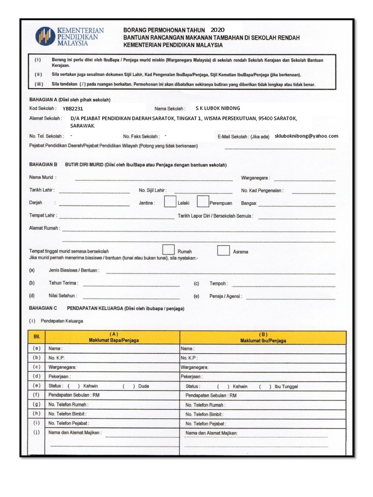 Borang A1 | PDF