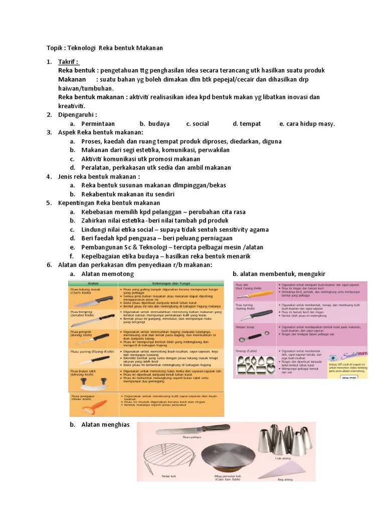 Teknologi Makanan Pdf