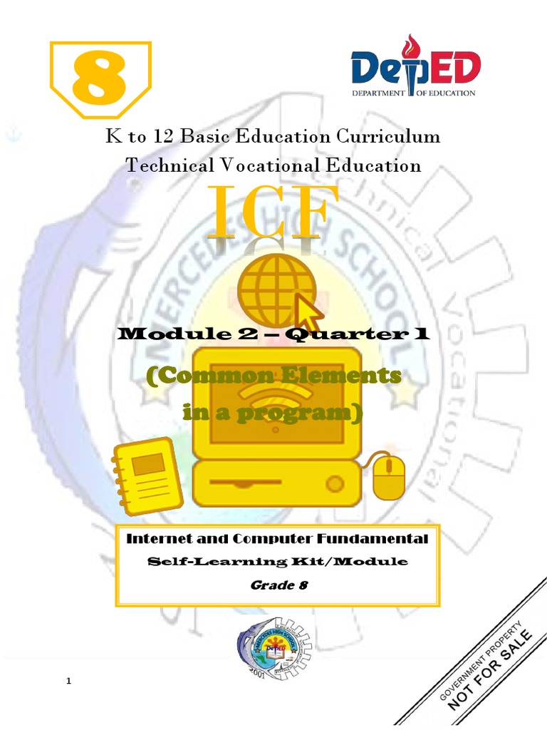  Common Elements In A Program K To 12 Basic Education Curriculum