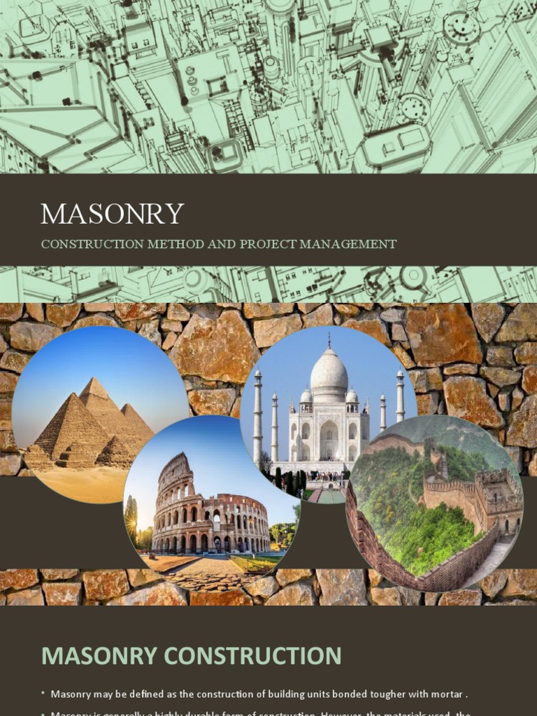 Masonry: Construction Method and Project Management | PDF | Masonry ...