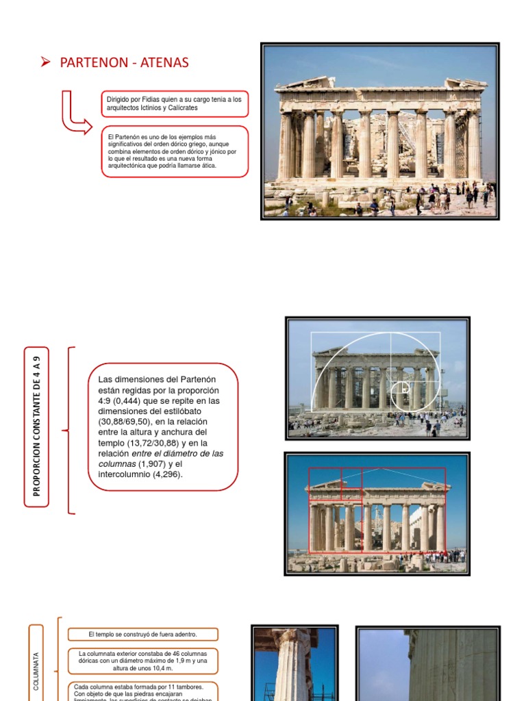 Partenon Atenas | PDF | Antigua Grecia | Diseño arquitectonico