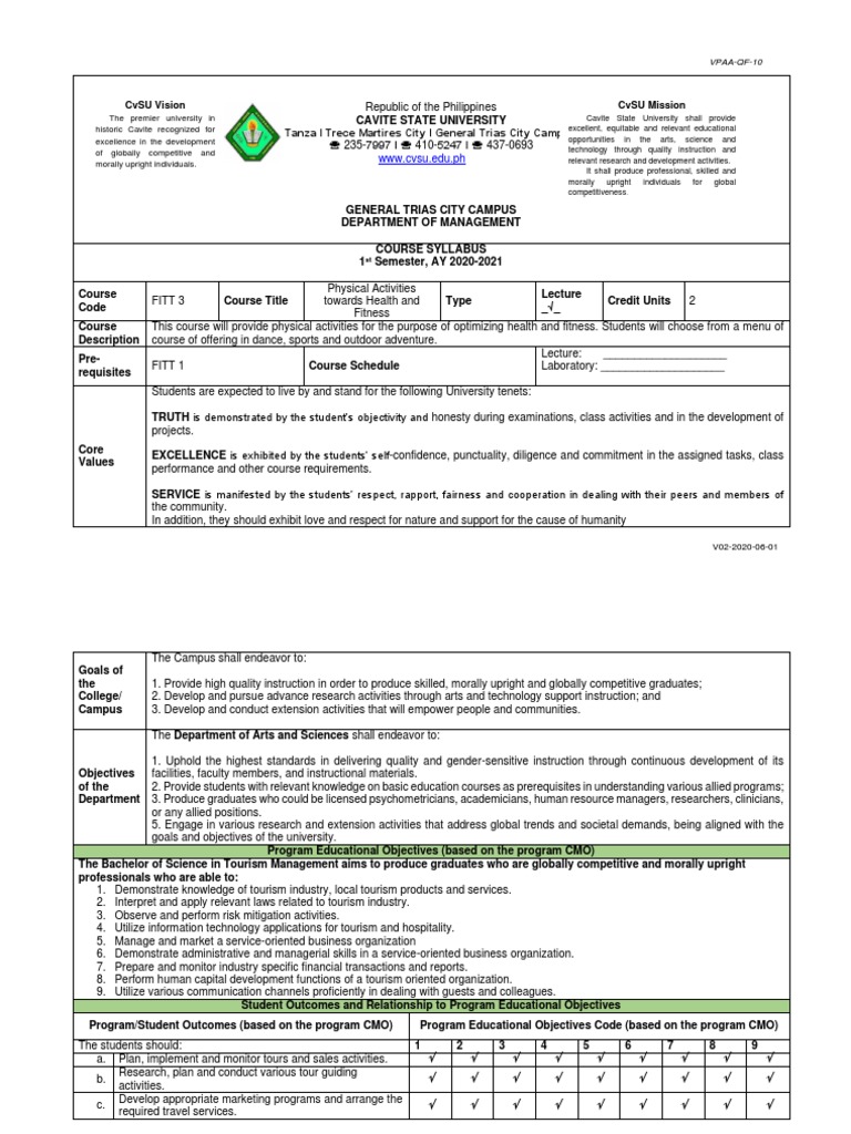 BSTM - FITT 3 - Physical Activity Towards Health and Fitness Sacopanio ...