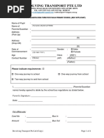 Bus Quotation Form | PDF | Bus