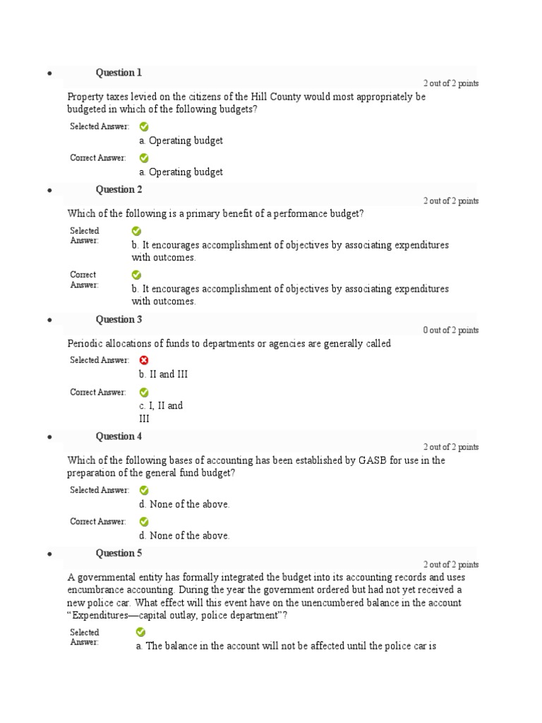 Quiz 2 | PDF | Accounts Payable | Debits And Credits