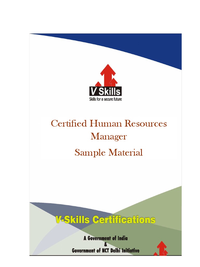Certified Human Resources Manager Sample Material | PDF | Human Resource Management | Human ...