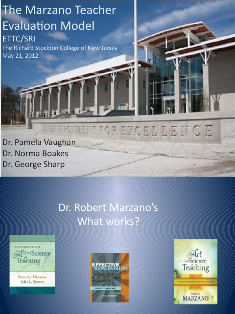 The Marzano Teacher Evaluation Model Powerpoint | PDF | Teachers ...