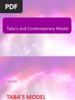 Taba Model | PDF | Teachers | Curriculum