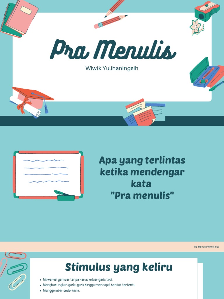 Pra Menulis Pdf Pdf
