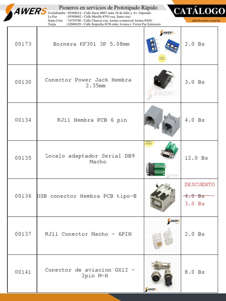 Borneras y Conectores | PDF | Bienes manufacturados | Ingenieria Eléctrica