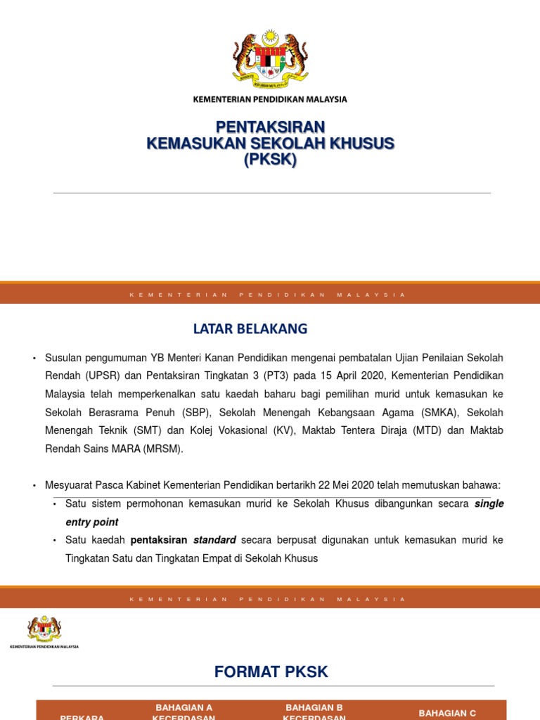 Maklumat Umum PKSK 2020 | PDF