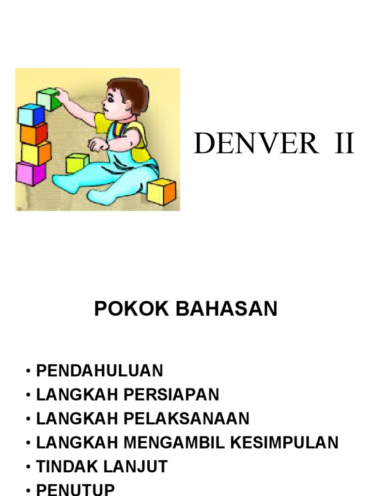 Skrining Perkembangan Anak Denver II | PDF