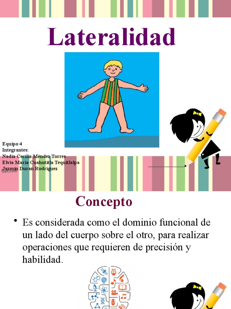 Concepto y tipos de lateralidad | PDF | Handedness | Procesos mentales