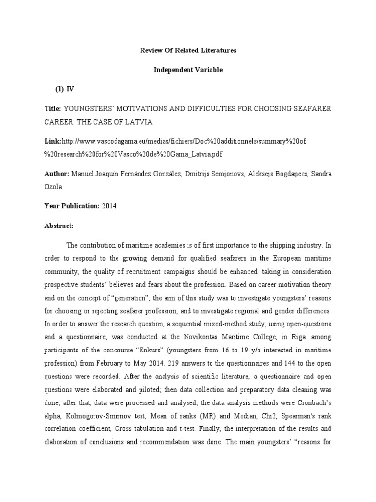 RRL Prop | PDF | Motivation | Motivational