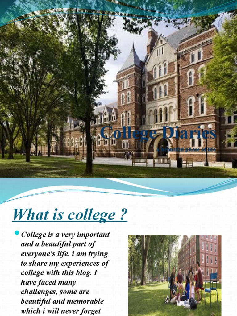 College Diaries: A Beautiful Phase of Life | PDF