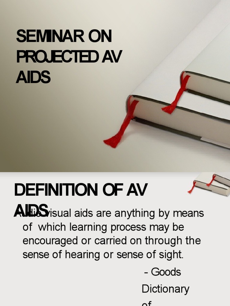 Seminar On Projected Av Aids | Download Free PDF | Equipment | Optics