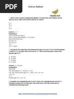 Deloitte Aptitude Test Sample Questions | PDF | Speed | Area
