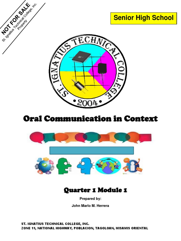 ORAL COMMUNICATION Page PDF | PDF | Radio | Nonverbal Communication