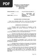 28 Example Counterclaim Divorce LV-L | PDF | Defendant | Lawsuit