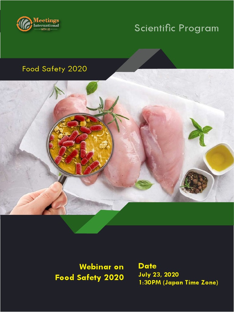 Food - Safety - 2020 Program | PDF | Wellness | Science & Mathematics
