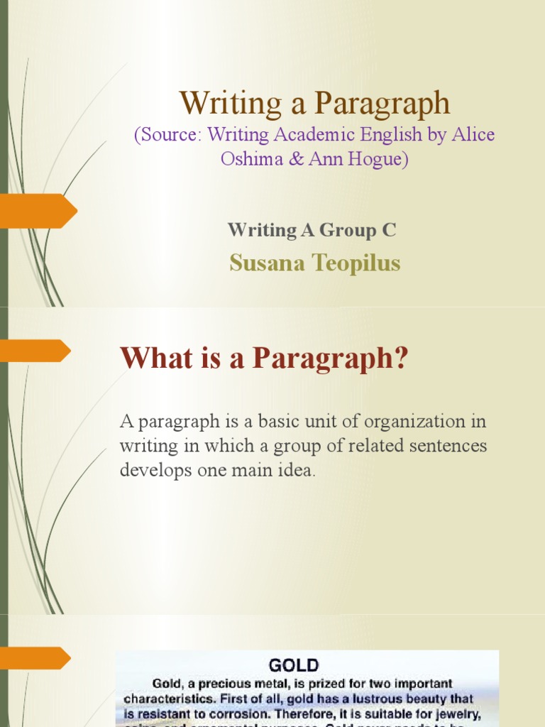 Understanding Paragraph Structure | PDF