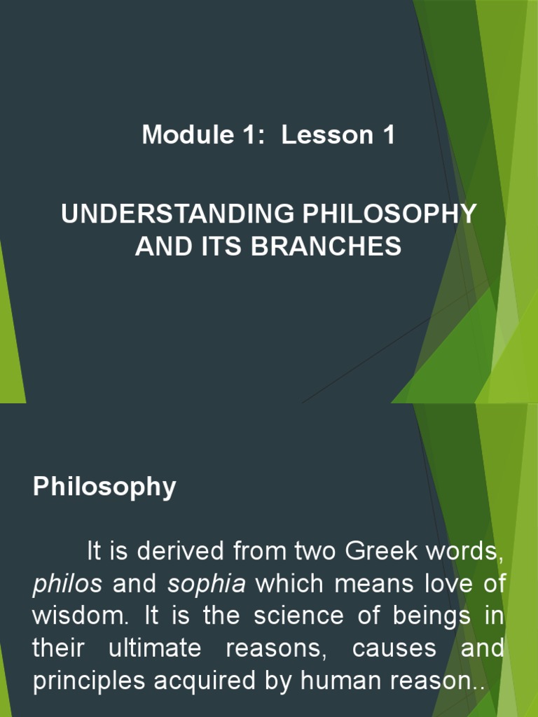 Module 1 Lesson 1 | PDF | Reason | Rationality