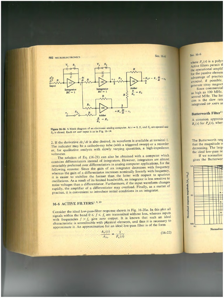 Active Filters (From Microelectronics - Millman) Low-Res | PDF