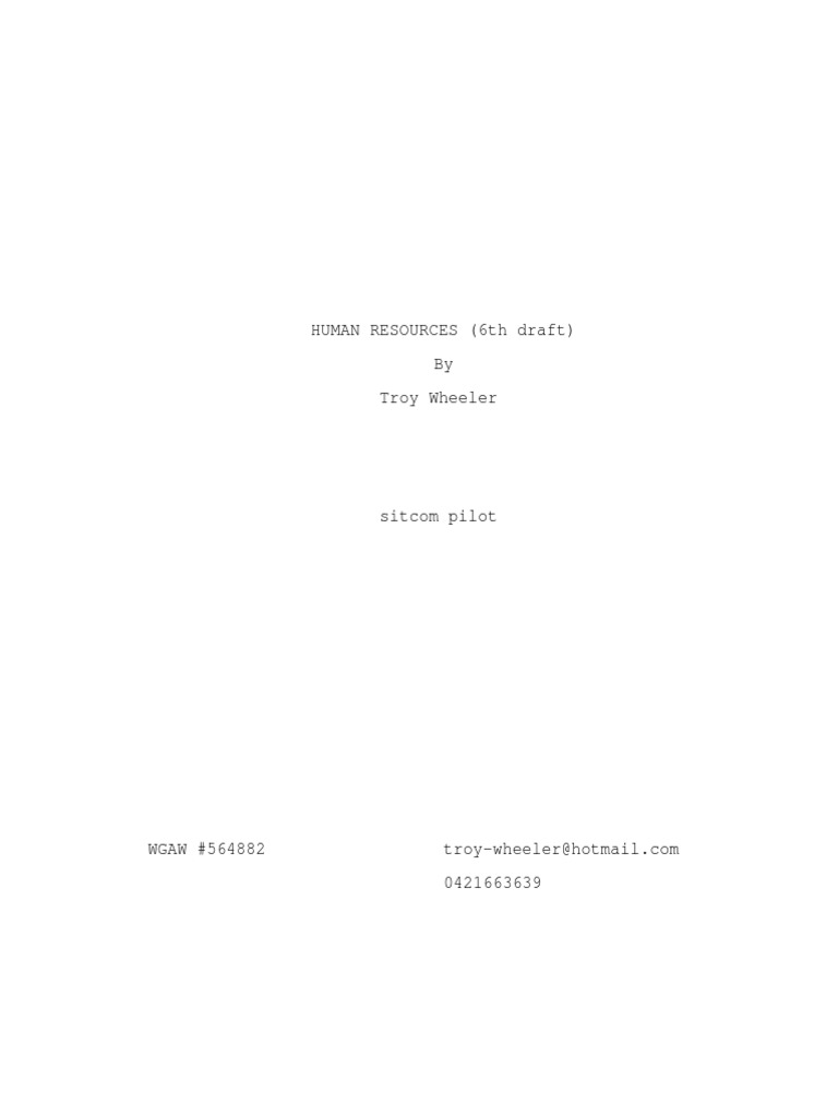 Human Resources (6th Draft) | PDF | Business