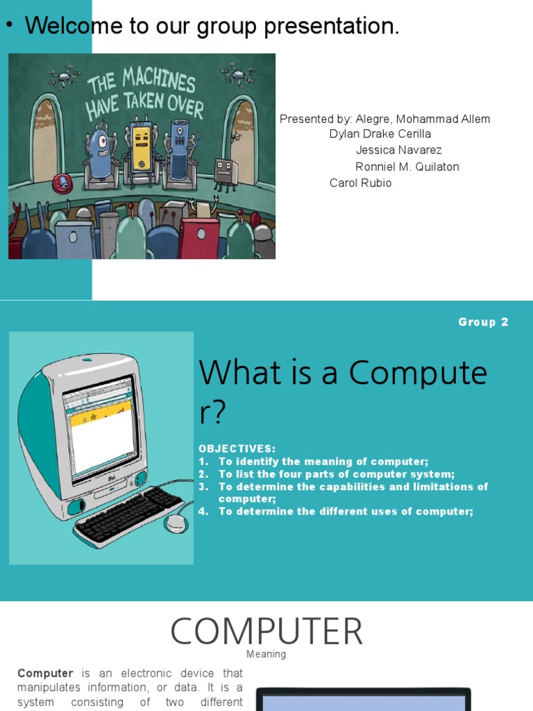 What Is Computer Group 2 | PDF | Computer Program | Programming