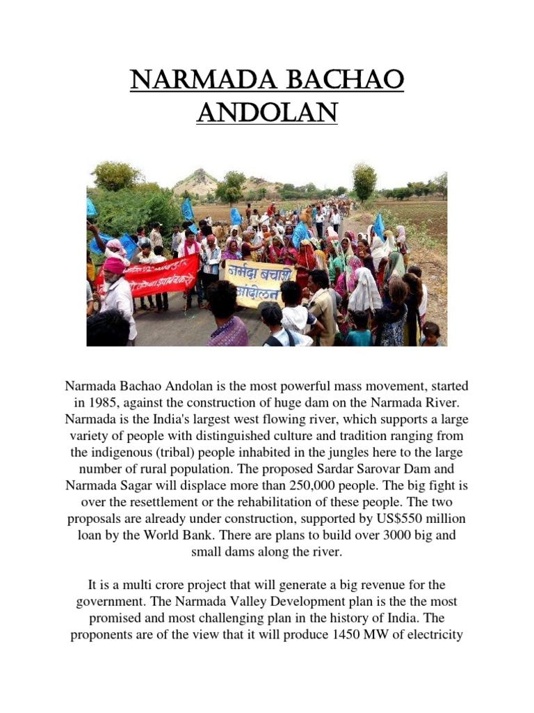 Narmada Bachao Andolan Movement