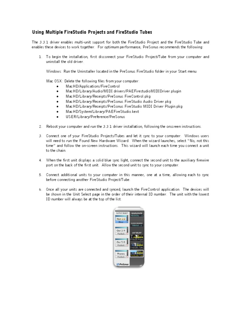 Using Multiple FireStudio Projects and FireStudio Tubes PDF | PDF ...