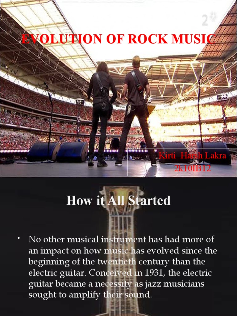 Evolution of Rock Music | PDF | Rock Music | Heavy Metal Music