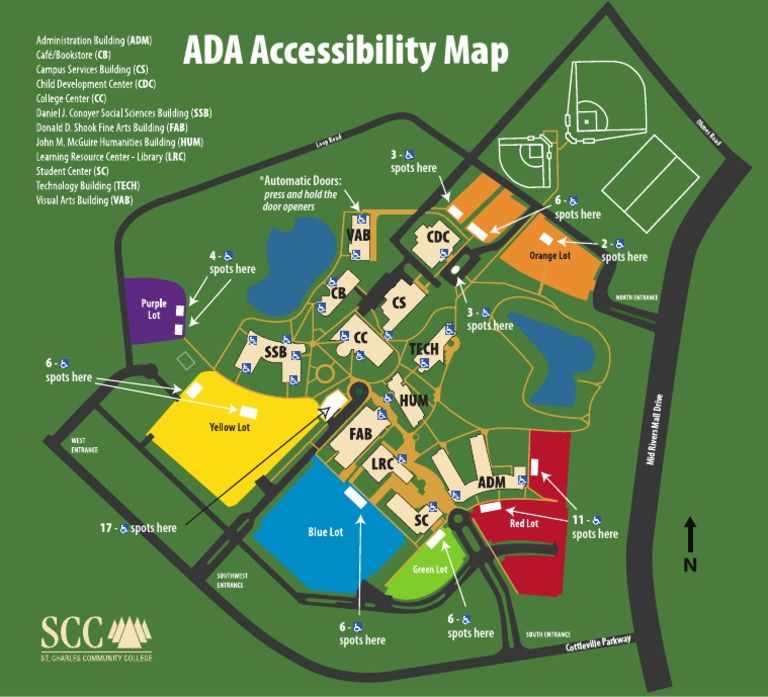 ADA Accessibility Map: 3 - C Spots Here | PDF