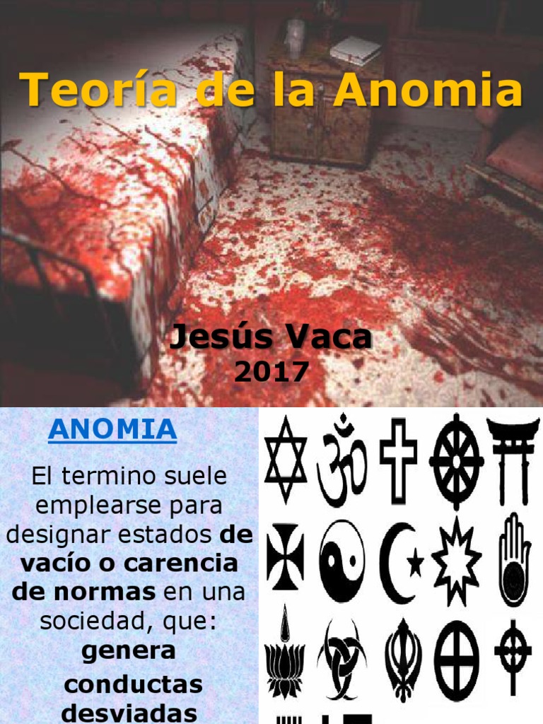 Teoria de La Anomia | PDF | Sociología | Teorías sociológicas