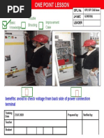 Electrical Safety One Point Lesson | PDF