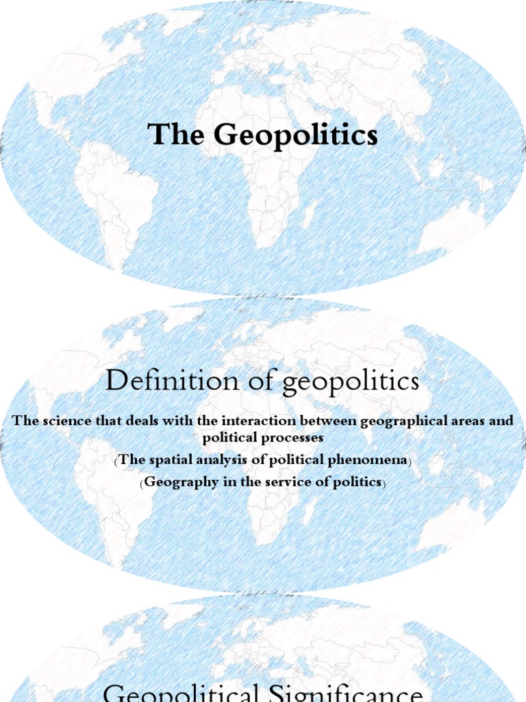 Geopolitics | PDF