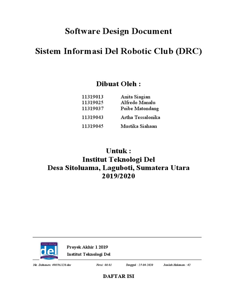 SDD Pa1 05 2020 | PDF | Seni | Teknologi & Rekayasa