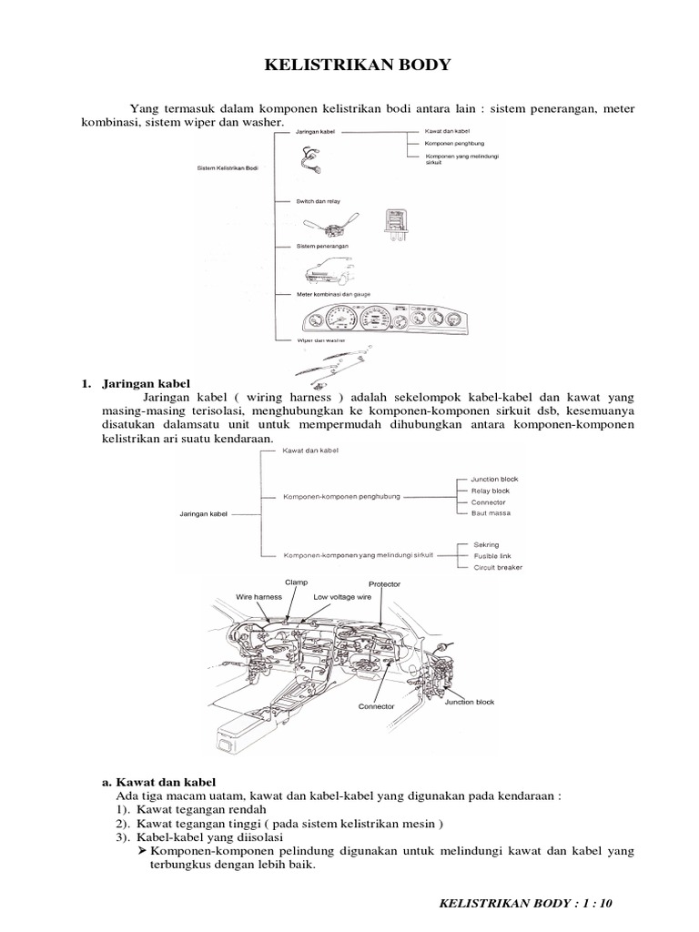Kelistrikan Body PDF | PDF