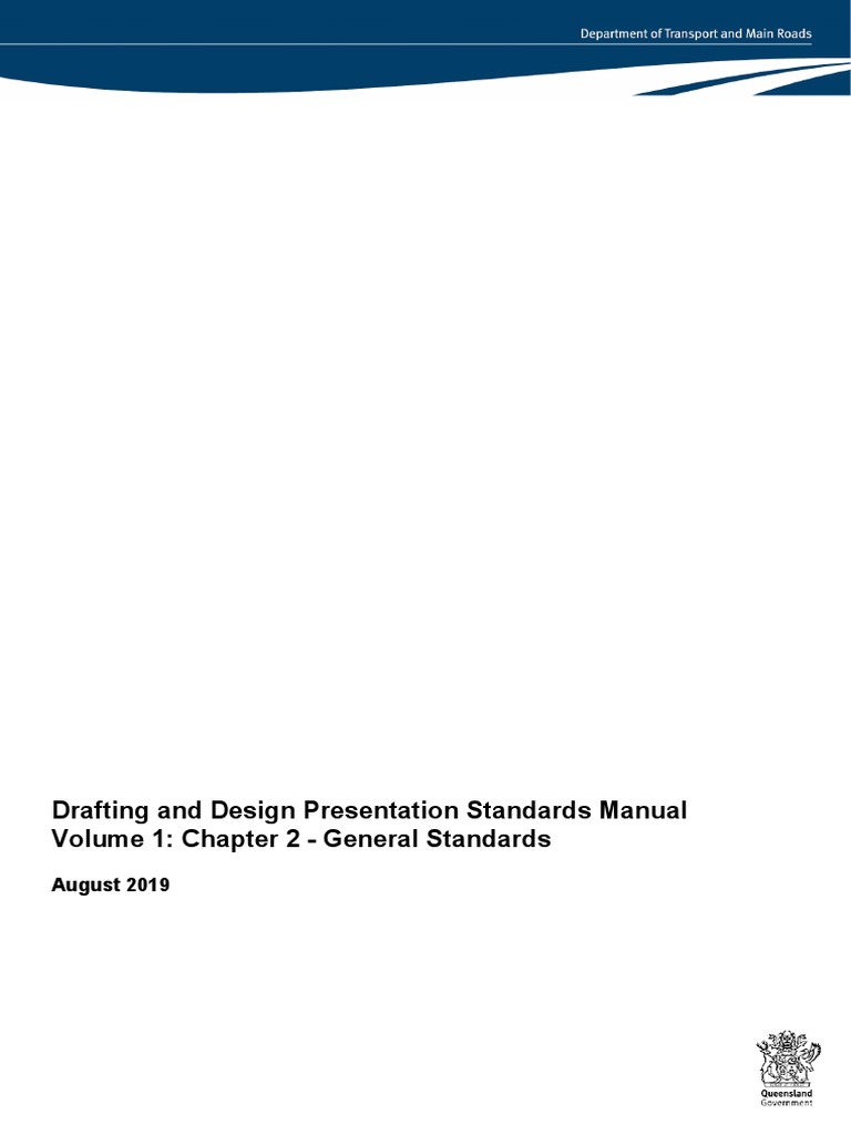 Drafting and Design Presentation Standards Manual Volume 1: Chapter 2 ...