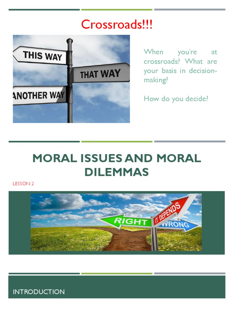 Crossroads!!!: When You're at Crossroads? What Are Your Basis in ...