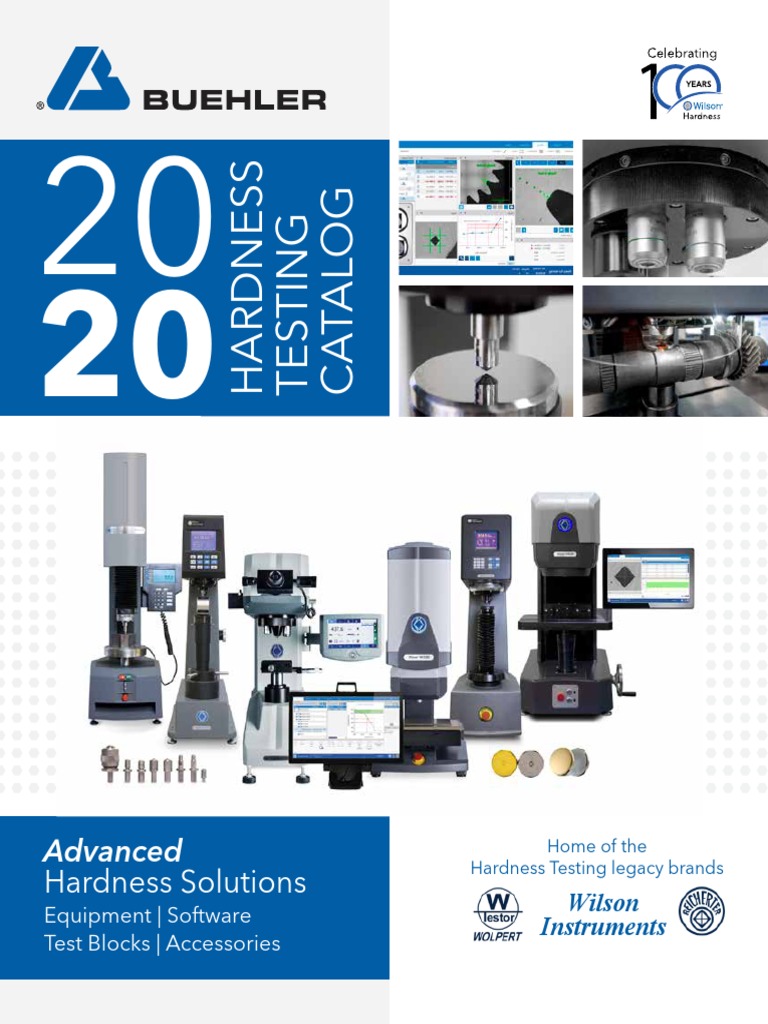 2020 Hardness Testing Catalog | PDF | Hardness | Software Testing