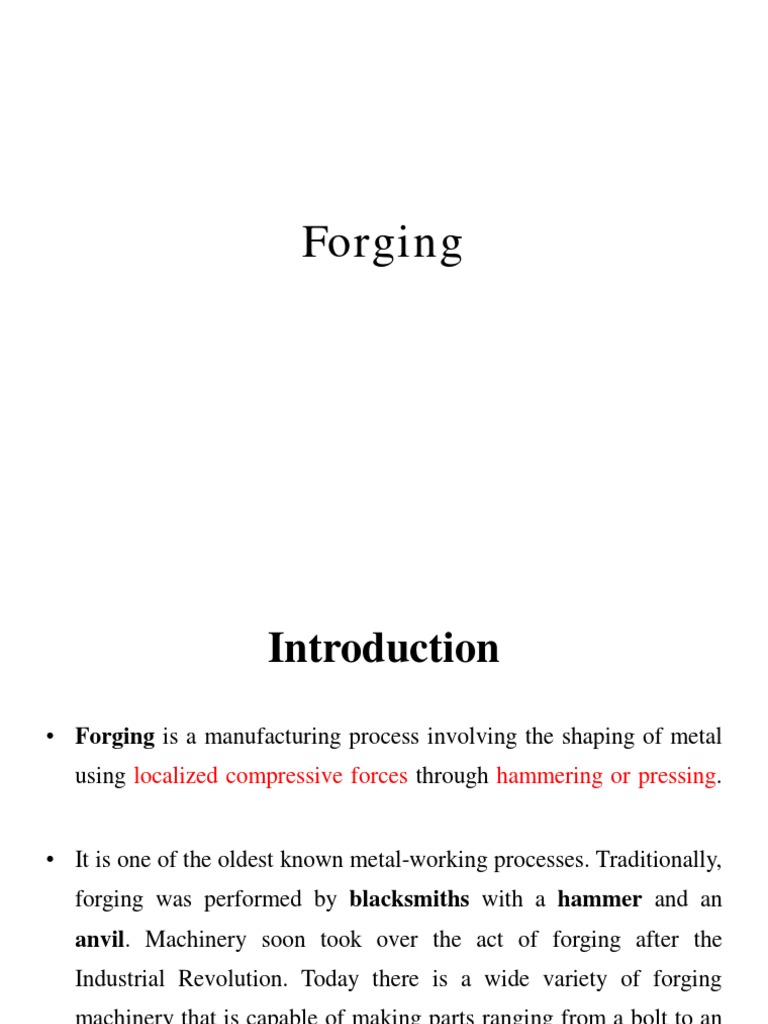 Module 2 | PDF | Forging | Building Engineering