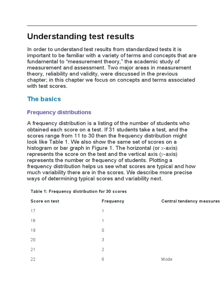 Understanding Normal Distribution in Tests | PDF | Standard Score ...