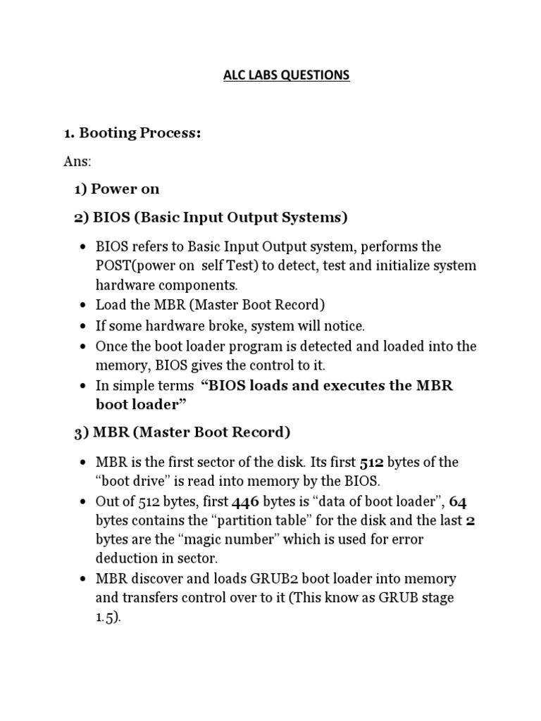 Linux Booting Process Overview | PDF | Operating System Technology | Computer Architecture
