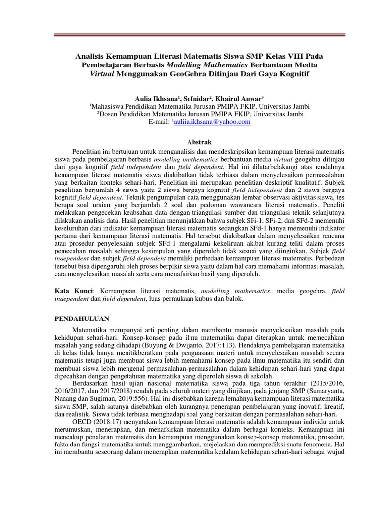 Artikel Skripsi Aulia | PDF