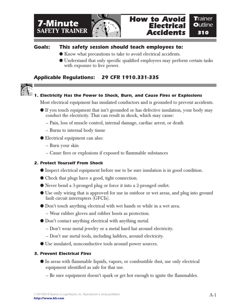 7 Minute OSHA Training Toolkit | PDF | Personal Protective Equipment ...