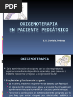 Oxigenoterapia Pediatria | PDF | Hipoxia (médica) | Oxígeno