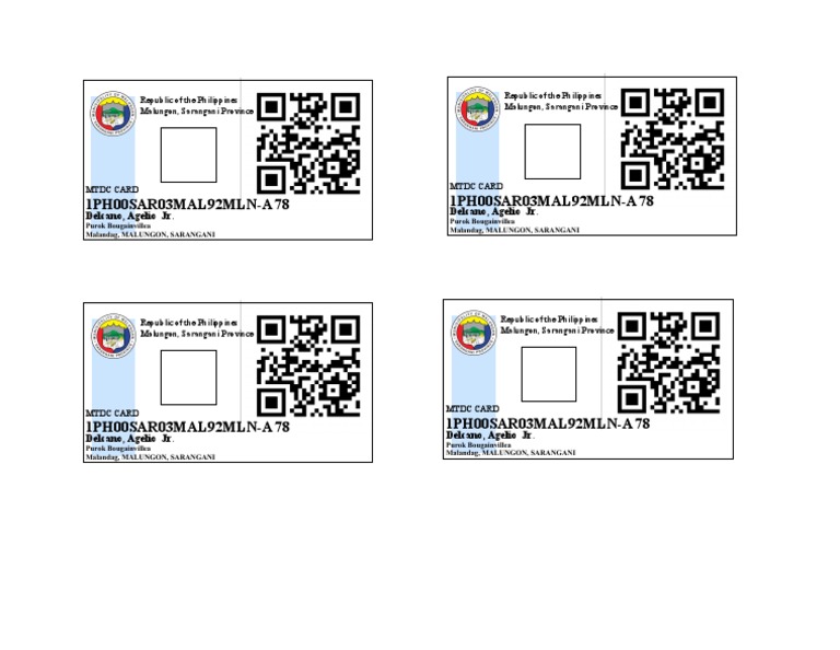 1 PH00SAR03MAL92MLN-A 78 1 PH00SAR03MAL92MLN-A 78: Delcano, Agelio Jr ...